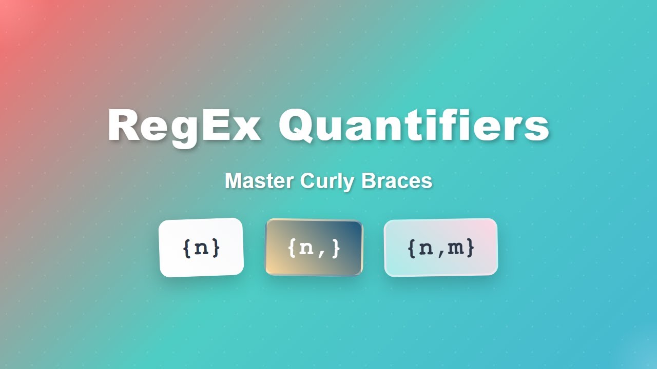 Mastering Regex Quantifiers: Precise Pattern Matching with {n,m}