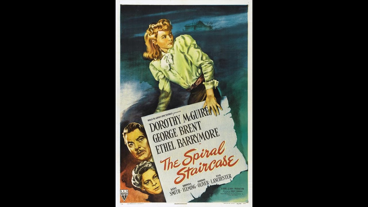 The Spiral Staircase (1946) | Classic Film Noir Mystery | Public Domain Theatre