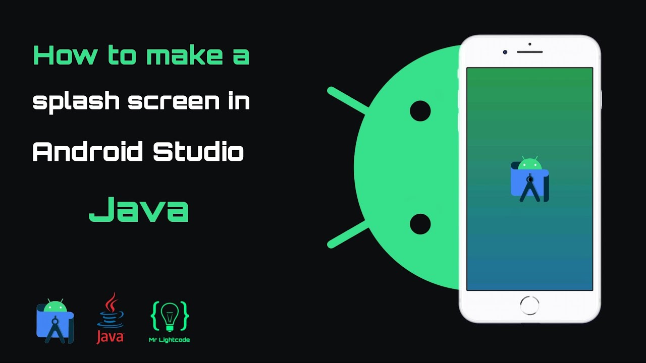 How to make a splash screen in Android Studio | Java