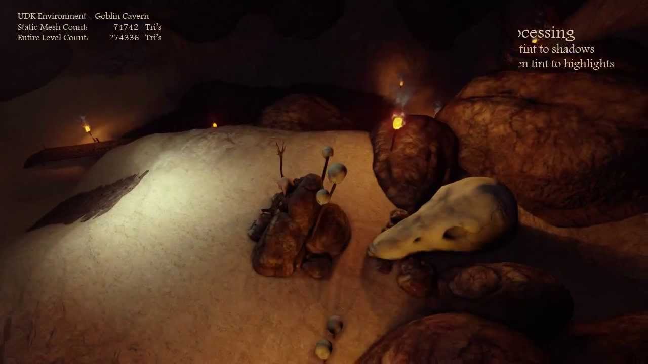 Goblin Cavern UDK Environment