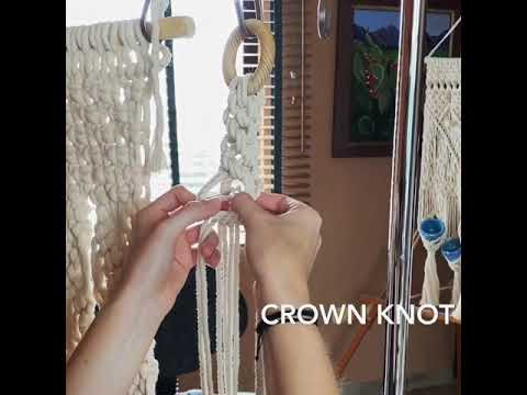 Crown Knot Tutorial - Macramé