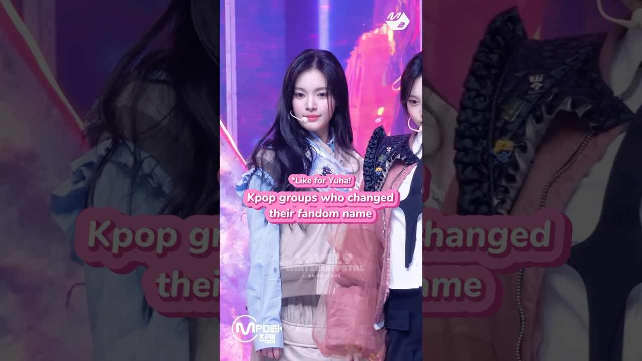 Kpop groups who changed their fandom name? #kpop #txt #lesserafim #riize #illit #aespa #enhypen #ive