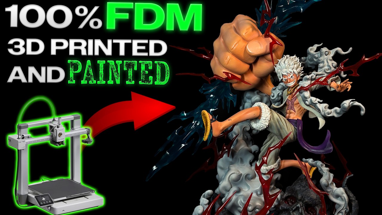 Making an FDM Gear 5 Luffy Look Like Resin