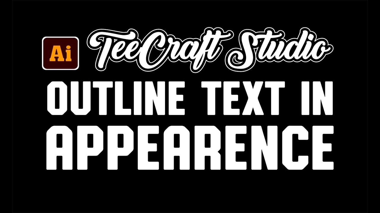 How to Create Outline of Text in Adobe Illustrator | Quick Tips