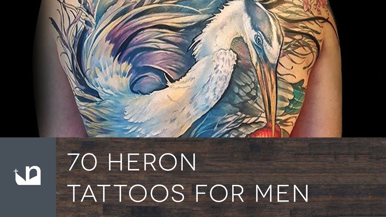70 Heron Tattoos For Men