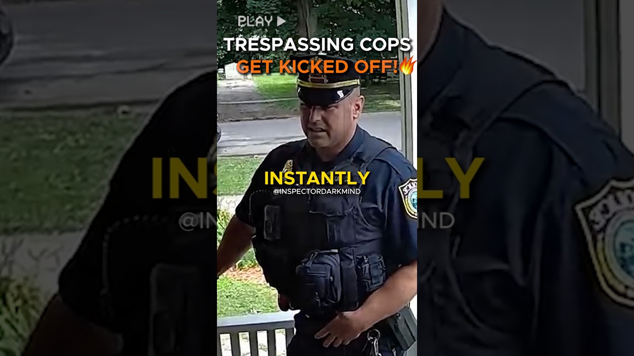 Trespassing Cops Kicked Off Property Without Warrant Or PC By Homeowner. 4th Amendment Wins