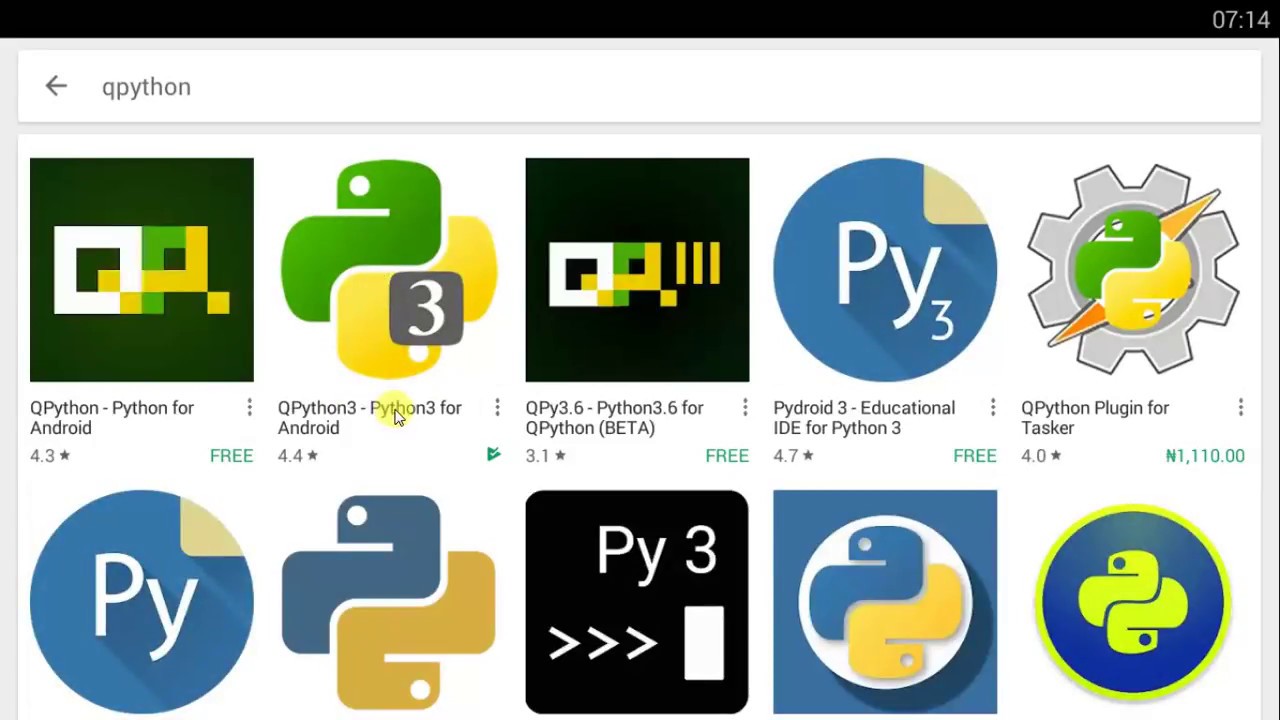 Installing Python For Android...