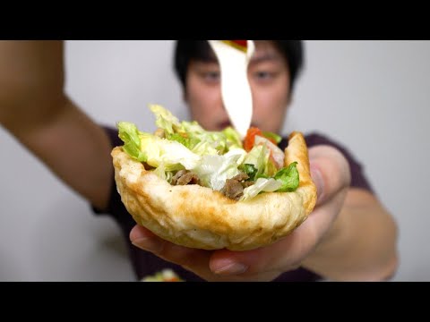 The Halal Guys Gyro Sandwiches Mukbang | TZATZIKI, BAKLAVA, BEEF and CHICKEN GYRO, FLAMING HOT SAUCE