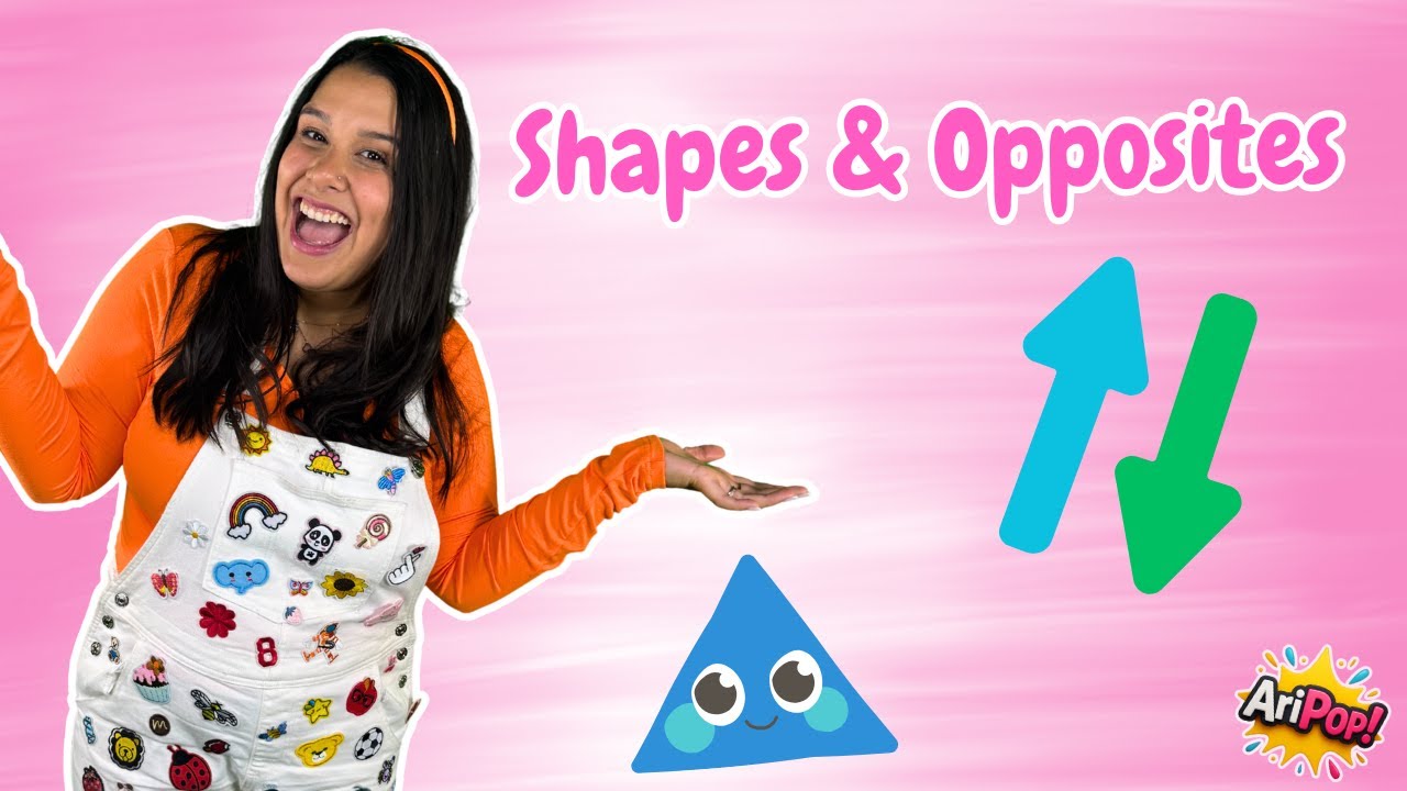 AriPop Learns Opposites & Shapes! | Bilingual Fun for Toddlers (English & Spanish)