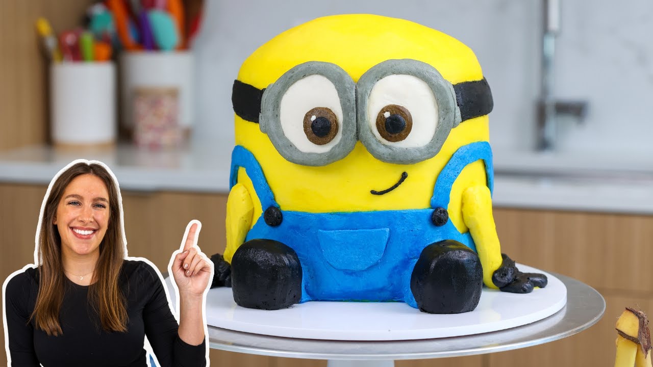 Buttercream Minions Cake #shorts