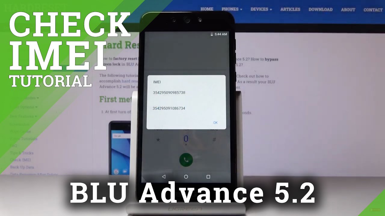 How to Find IMEI & Serial Number in BLU Advance 5.2 – IMEI Info