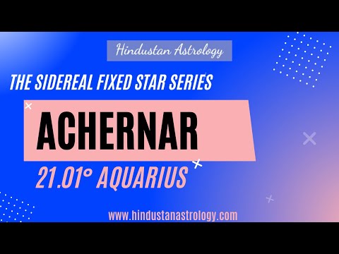 PROMO: The Sidereal Fixed Star Series: Vol 1-Achernar in the Eridanus Constellation