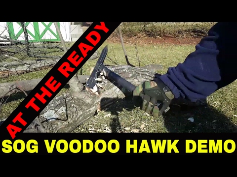 SOG VOODOO HAWK TOMAHAWK: CHOPPING DEMO by At The Ready