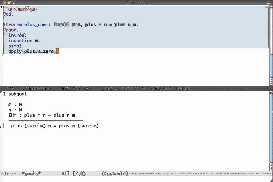 Induction and recursion (natural numbers and trees)