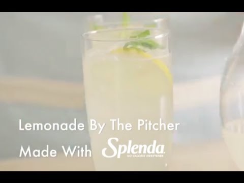 Lemonade by the Pitcher with SPLENDA® Sweetener