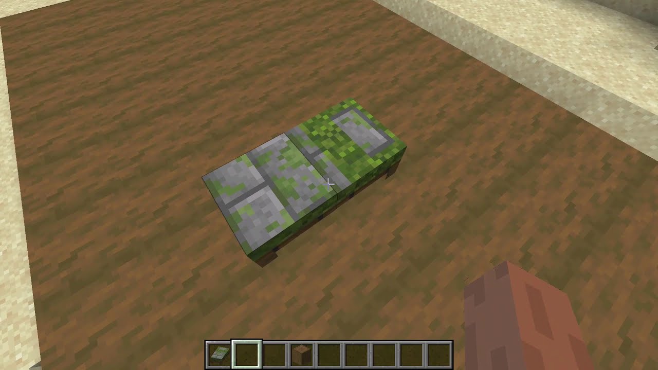 Stone and Moss Bed  Minecraft texture for Wattles!
