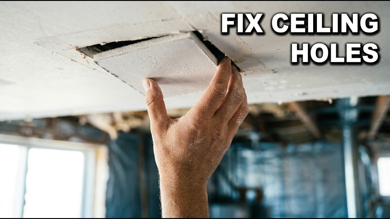 Drywall Patch in 5 minutes (Avoid costly repairs)