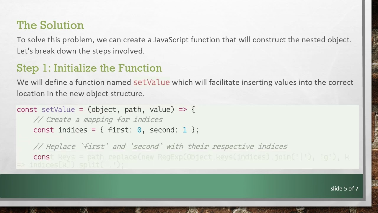 How to Create a Nested Object from Flat JSON Structure in JavaScript