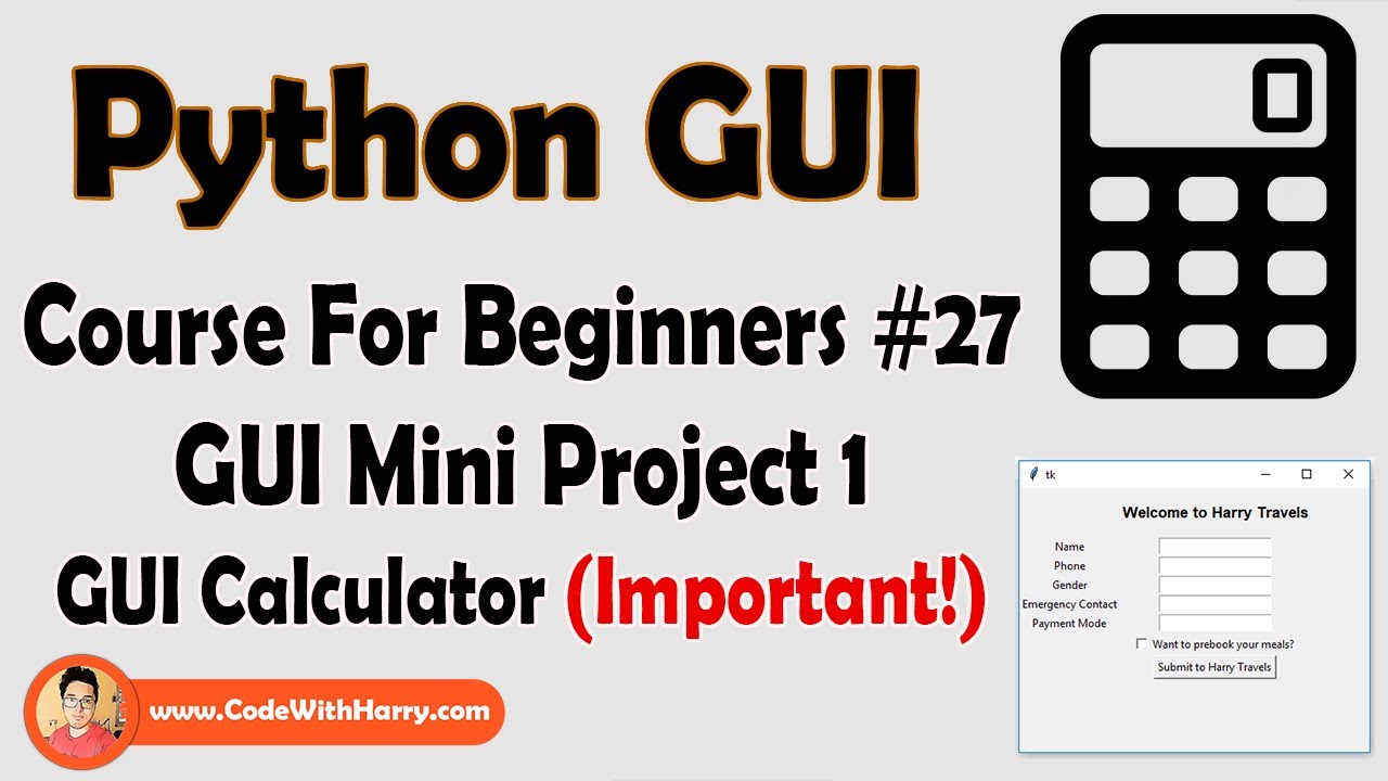 Creating A Calculator Using Tkinter  | Python Tkinter GUI Tutorial In Hindi #27