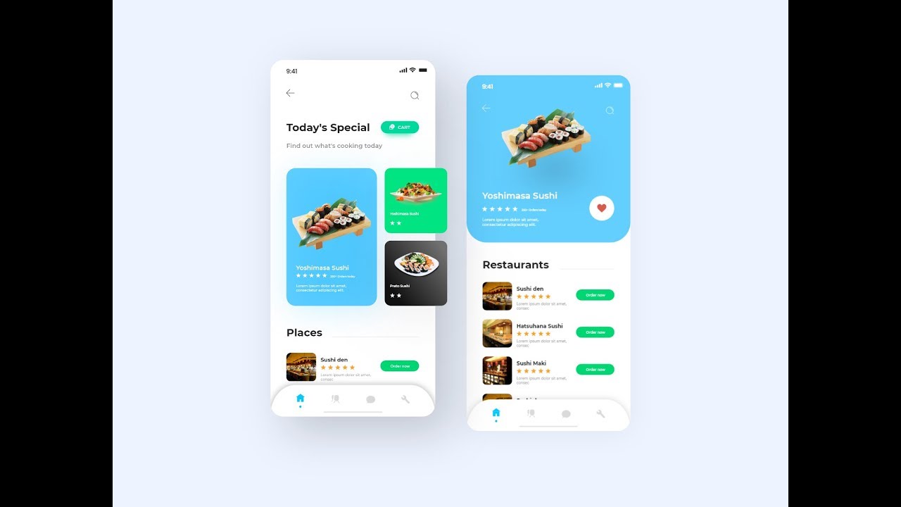 Flutter UI - Food Ordering App Ui