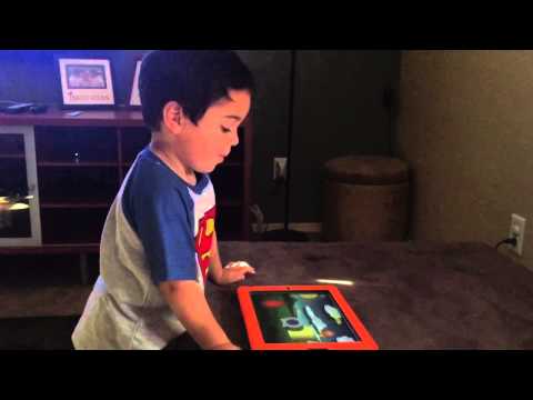 Devin Learning Spanish! Thank you iPad!!!