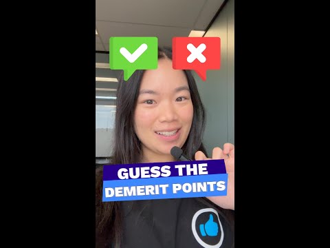 Guess How Many Demerit Points Each Driving Offence Costs | I'm In The Right