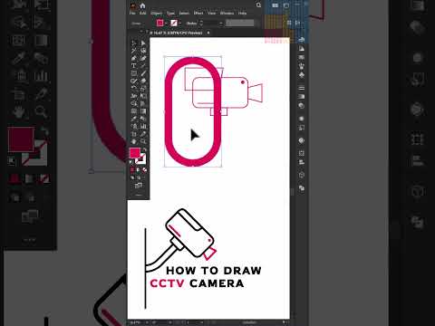 How to make cctv camera icon in adobe Illustrator
