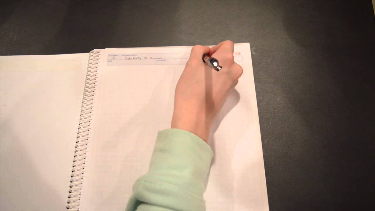 Student Lab Notebook Tutorial