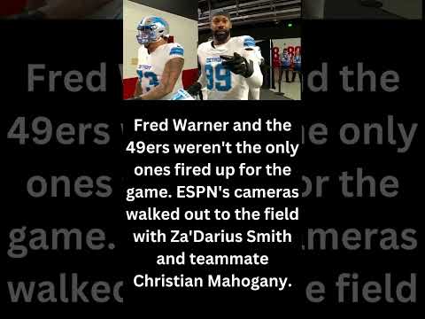 lions;Don't be scared now motherf--s."Smith had just sworn on live TV That ain't on TV, is it?"