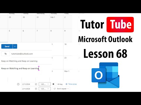 Microsoft Outlook - Lesson 68 - Adding Multiple Calendars