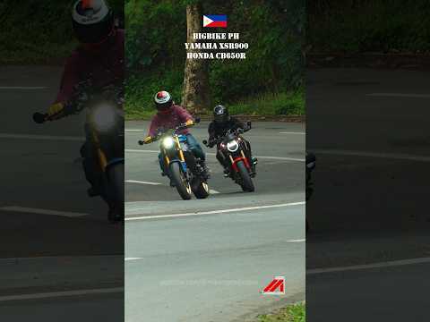 Yamaha XSR900 x Honda CB650R #shorts #motorcycle #foryou asmr sound #bike #rider #trending marilaque