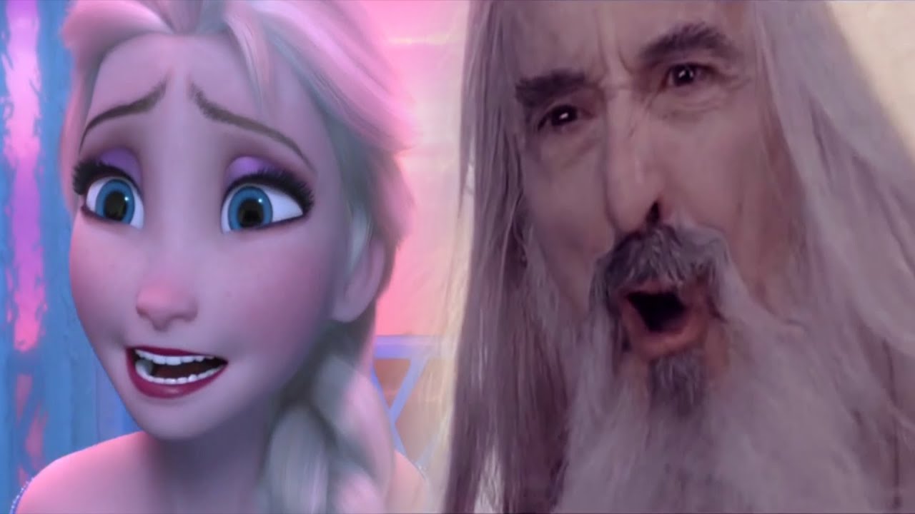 Elsa vs Trolling Saruman