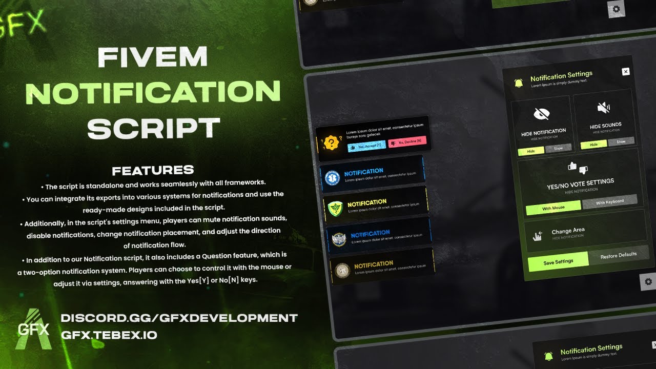 [PAID] GFX Advanced Notification - FiveM Releases - Cfx.re Community