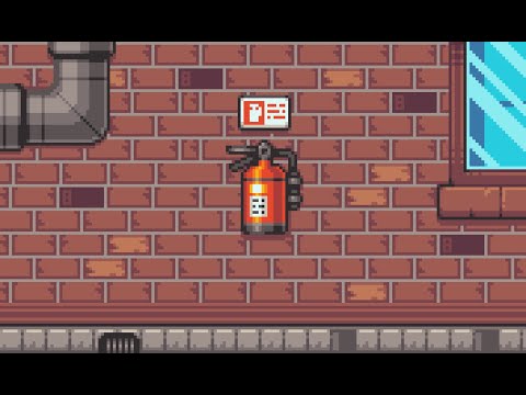PIXEL ART Live #1 - Fire Extinguisher [32x32]