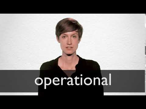 How to pronounce OPERATIONAL in British English