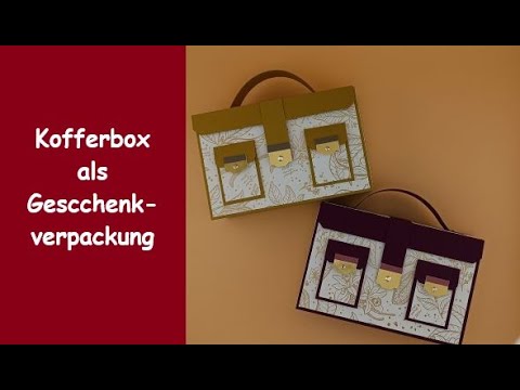 Wunderschöne Koffertasche - Geschenkverpackung basteln - Stampin' Up!®