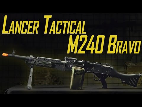 M240 Bravo MACHINE GUN by Lancer Tactical - Airsoft GI