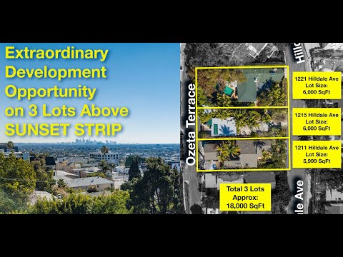 INVESTORS DEVELOPERS Dream1221, 1215, & 1211 Hilldale Ave. LA, CA 90069| Rita Benelian | Real Estate