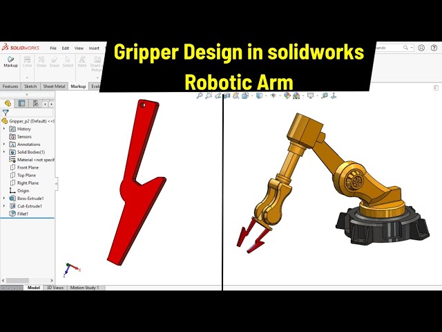Creating a Robotic Arm Gripper in SolidWorks: A Step-by-Step Guide ...
