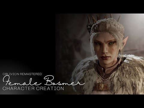 Oblivion Remastered | Female Bosmer Character Creation [Vanilla]