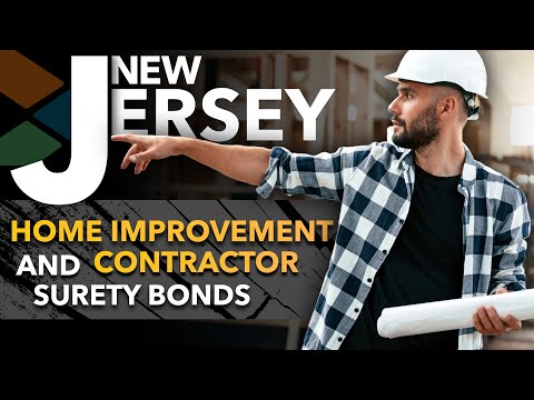 New Jersey Contractor Bonds And Home Improvement Contractor Bond