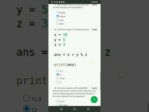 python for Data science||NPTEL online course assignment 1 solutions #nptel#python