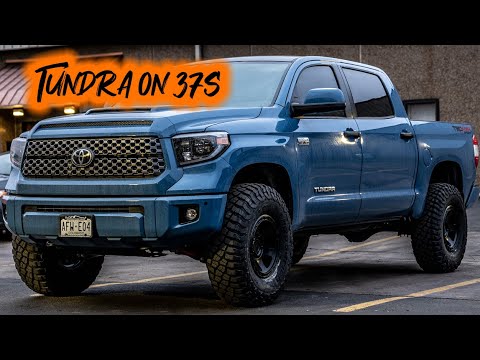 Toyota Tundra on 37s with Only a 2.5" Lift