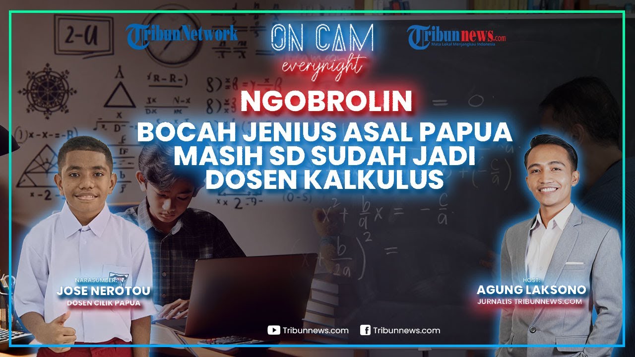 Jenius! Bocah SD Asal Papua Ini Jadi Dosen Kalkulus, Bercita-cita Jadi Pengusaha seperti Elon ...