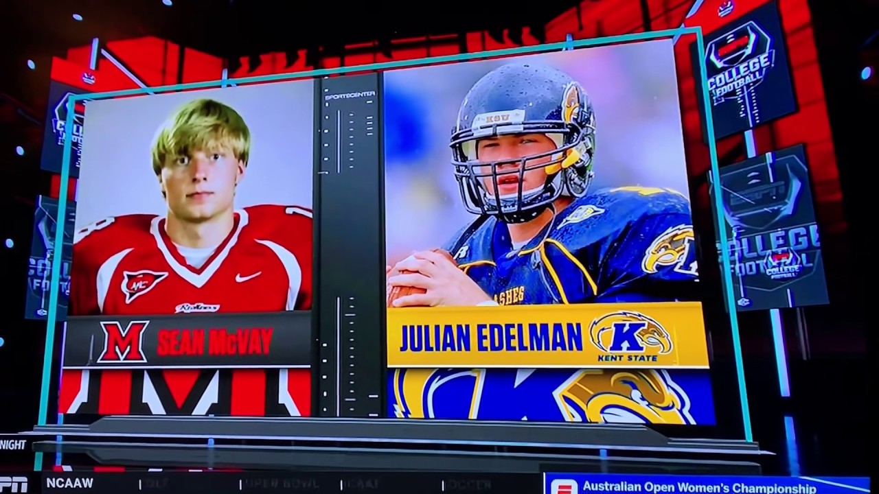 Sean McVay vs Julian Edelman in College