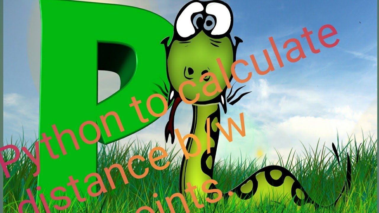 2. Python unit 2 calculate distance between two point using distance formula.