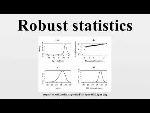 Robust statistics