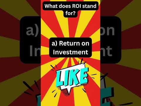 What does ROI stand for? #quiz