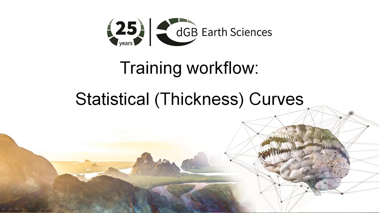 Training workflow: Sequence Stratigraphy - Statistical (Thickness) Curves