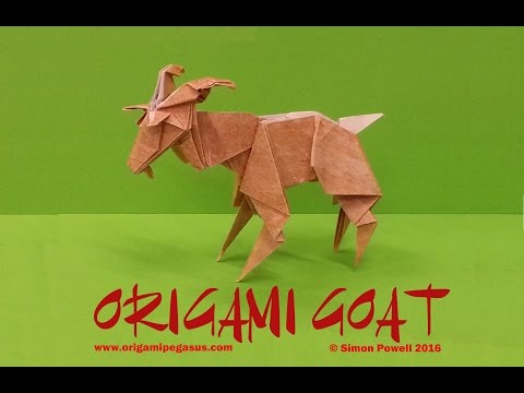 How To Make An Origami Goat | The Secrets of Origami